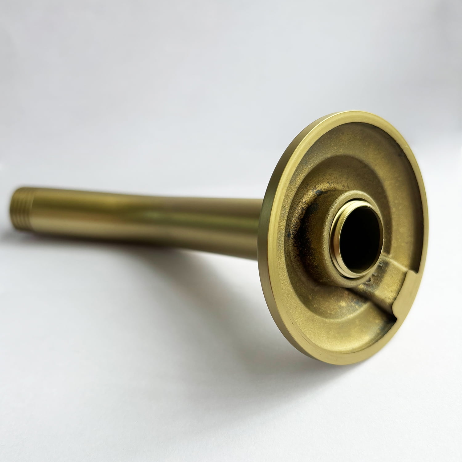 Rain Shower Head Extension Arm with Flange, 1/2 Inch NPT Tapered ...