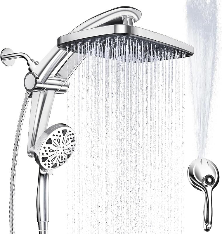 MY Rain Shower Head with Handheld High Pressure rainfall Shower Heads ...