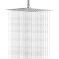 Rain Shower Head, High Flow Stainless Steel Square Rainfall Shower ...