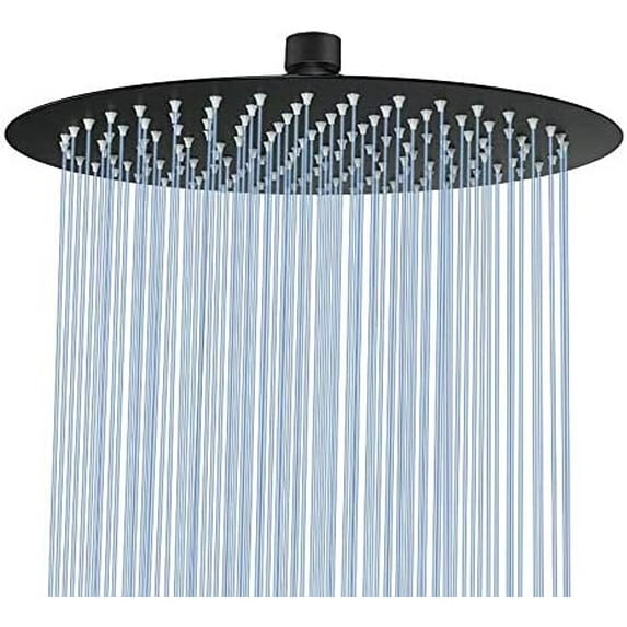 Rain Shower Head, Ultra-Thin Design-Pressure Boosting, Awesome Some ...