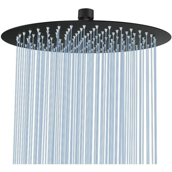 Rain Shower Head, Ultra-Thin Design-Pressure Boosting, Awesome Some ...