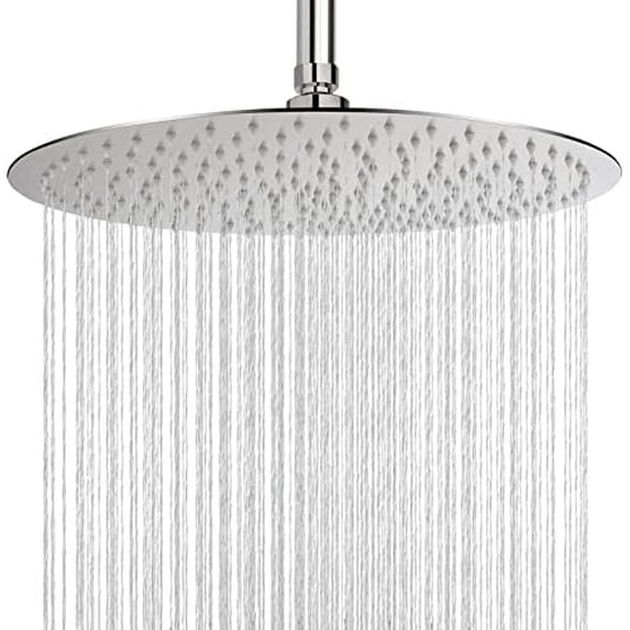 Rain Shower Head, Ultra-Thin Design-Pressure Boosting, Awesome Some ...