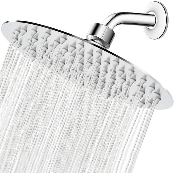 Rain Shower Head, Ultra-Thin Design-Pressure Boosting, Awesome Some ...
