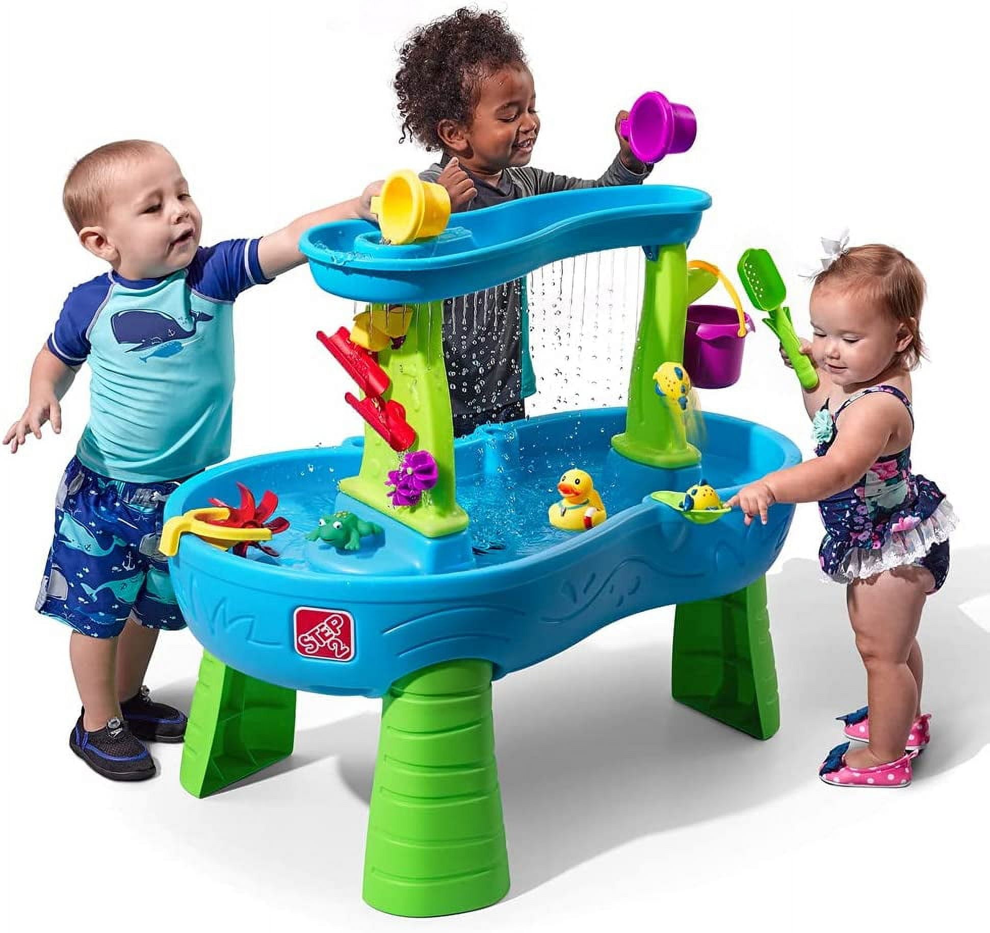 Rain Showers Splash Pond Toddler Water Table, Kids Water and Sand ...