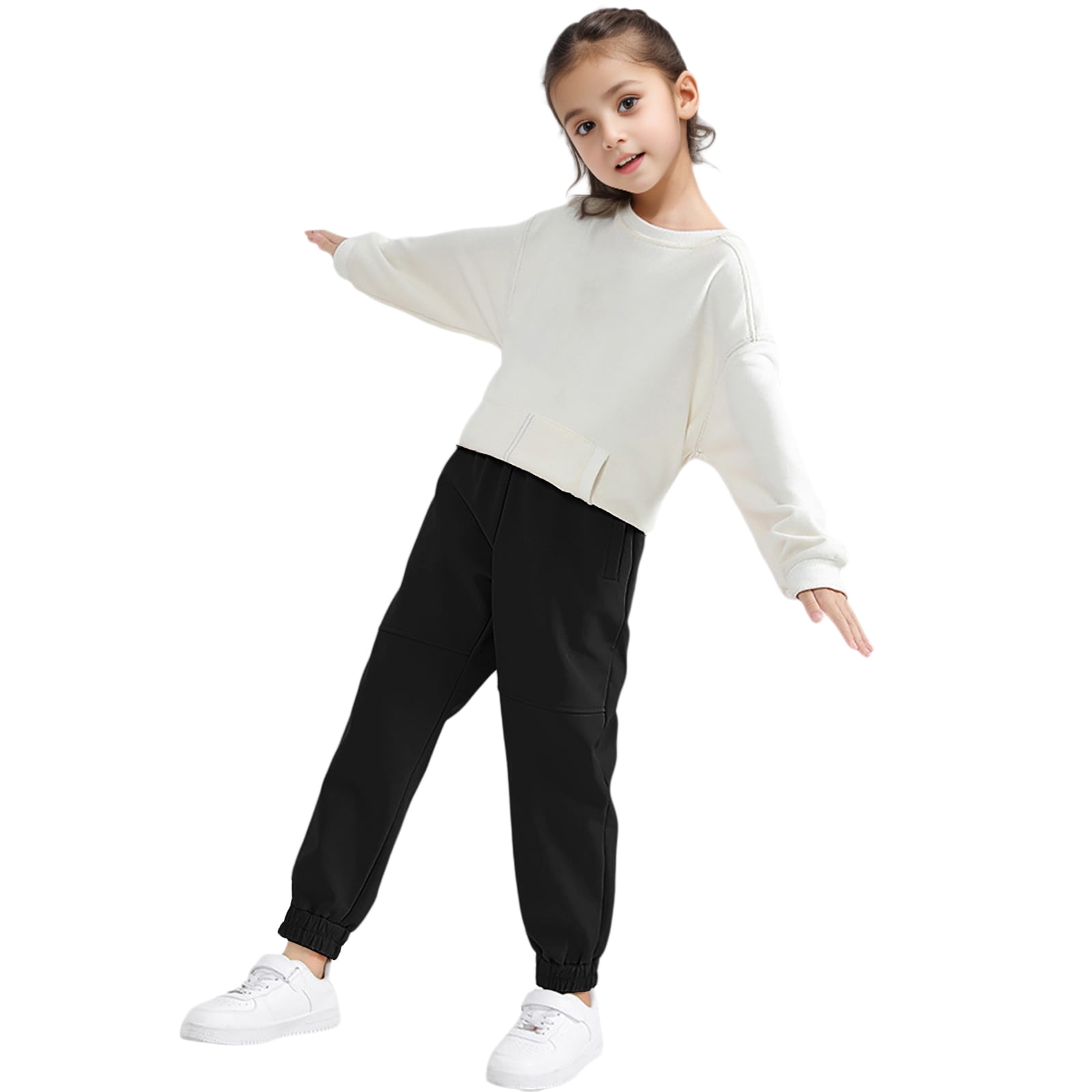 Rain Snow Pants Girls Toddler Fleece Pants Waterproof Windproof Ski ...