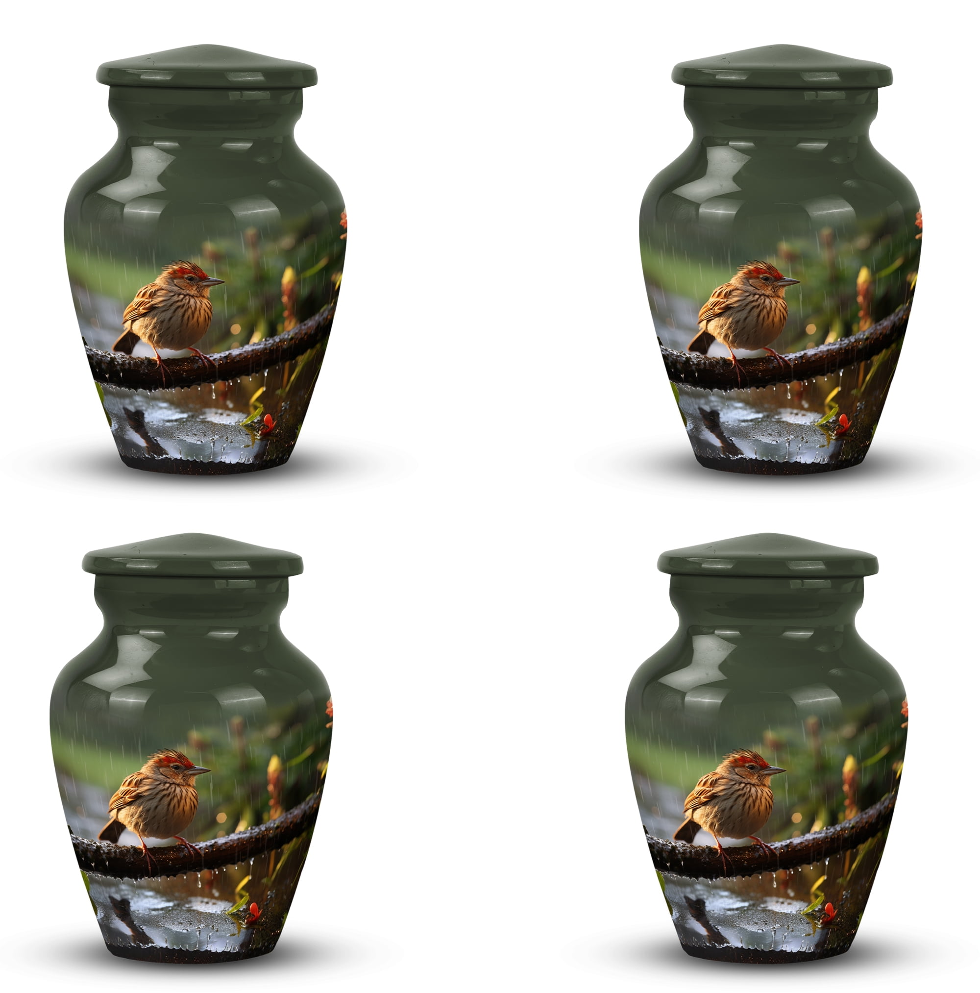 Rain Sparrow-Inspired Cremation Tribute Funeral Urns For Human Ashes ...