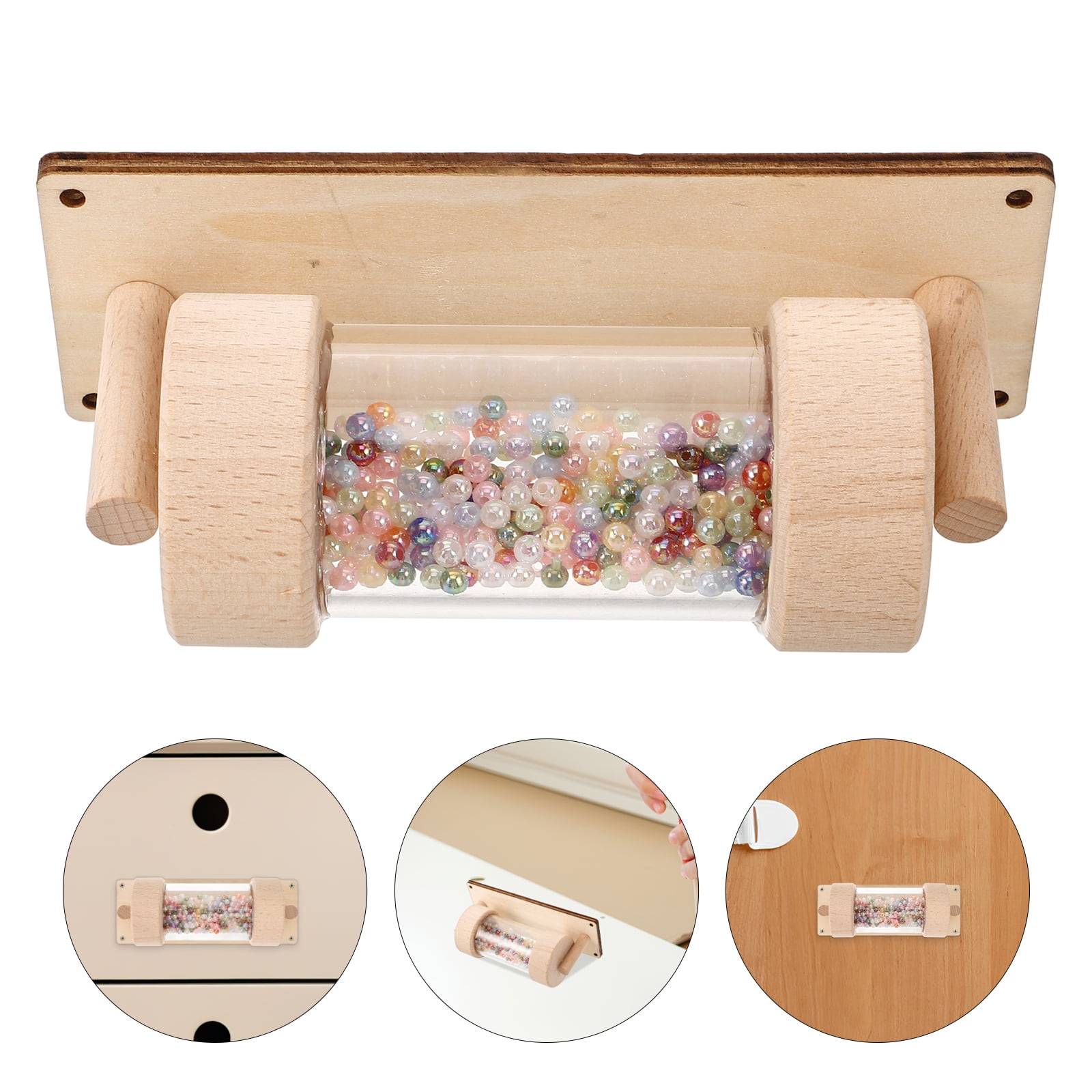 Rain Stick Shaker DIY Busy Board Rainmaker Toy Part for Early Education ...