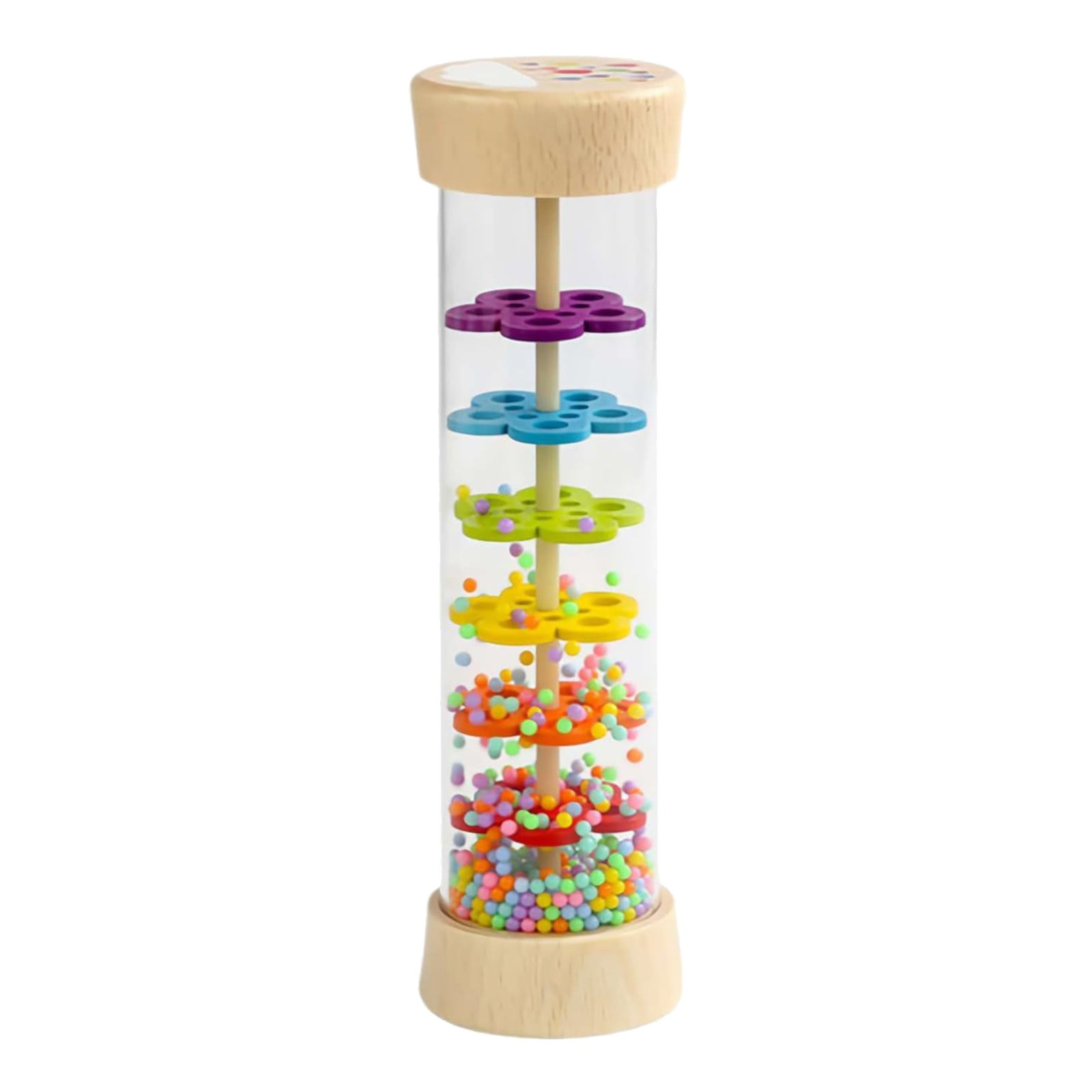 Beaded Raindrops | Mini Wooden Musical Shake & Rattle Rainmaker Toy ...