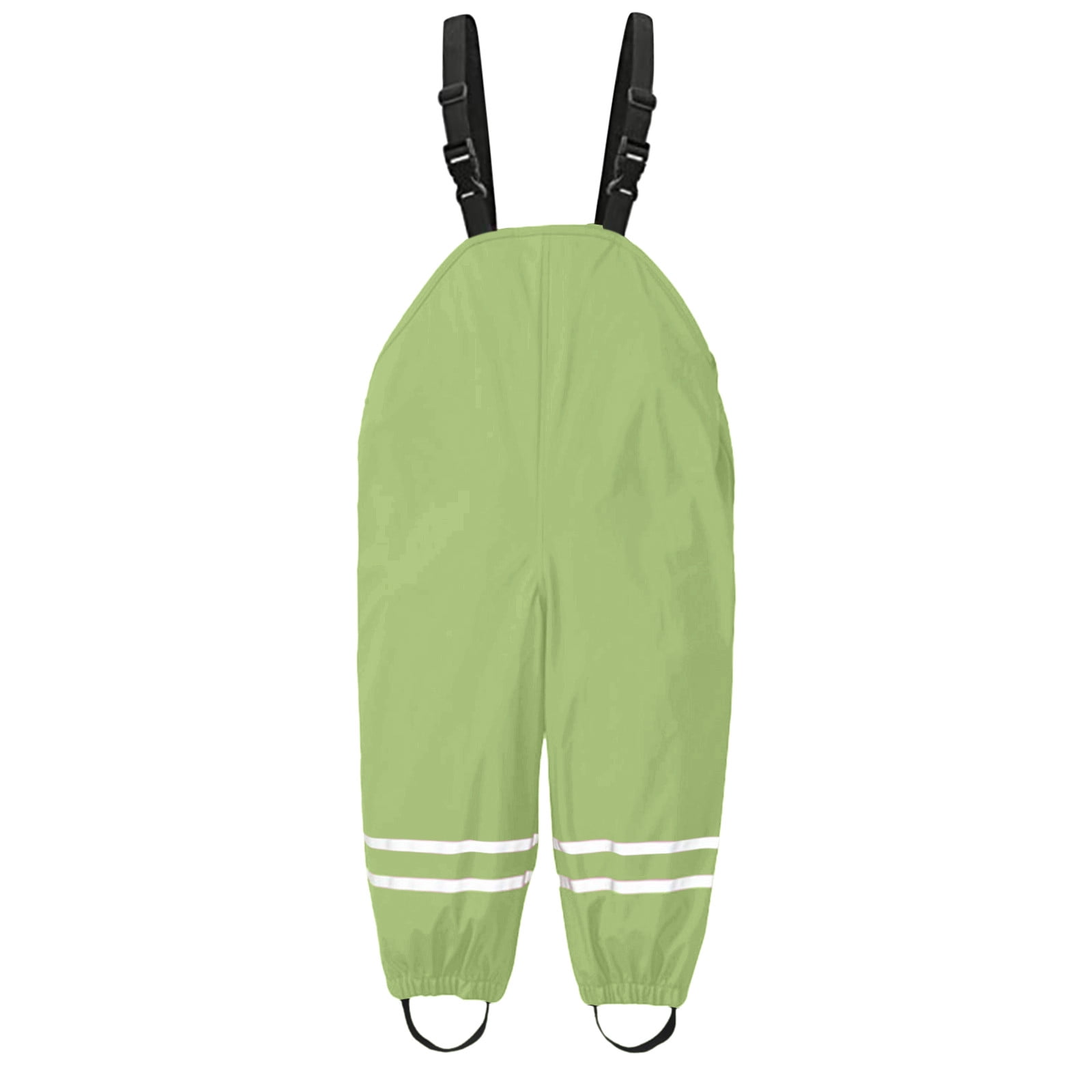 Rain Suit Kids Solid Windproof Mud Jumpsuit Rain Dungarees Kids Rain Wear for Toddler Girls 116 ...