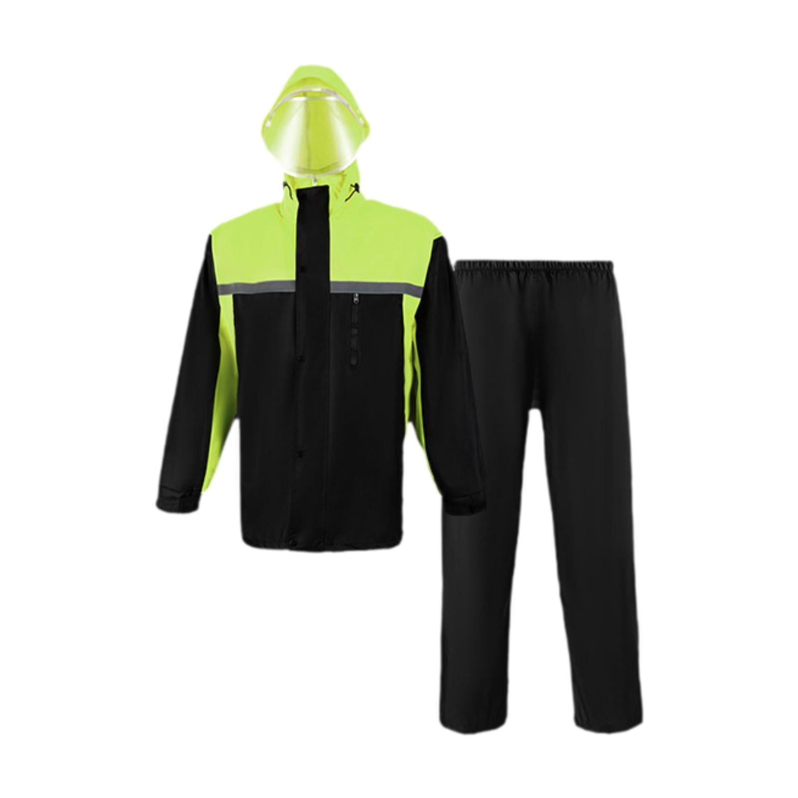 Rain Suit Rain Gear Raincoat Visibility Reflective Waterproof for ...
