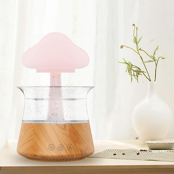 Rain Water Drop Humidifier - Mushroom Cloud Lamp Humidifier, Essential ...