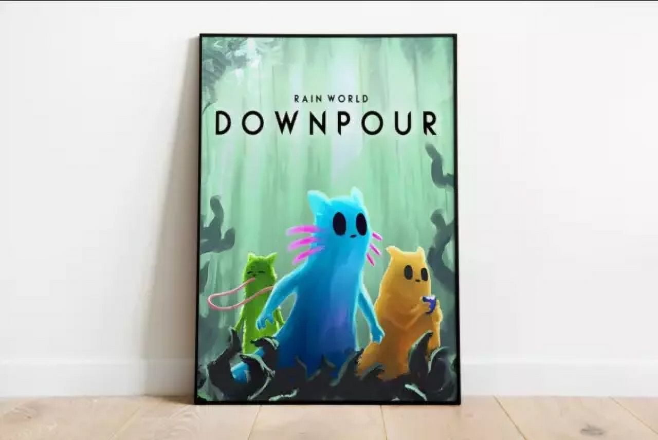Rain World Poster Print Gaming Poster Room Decor Wall Decor Gaming NO ...