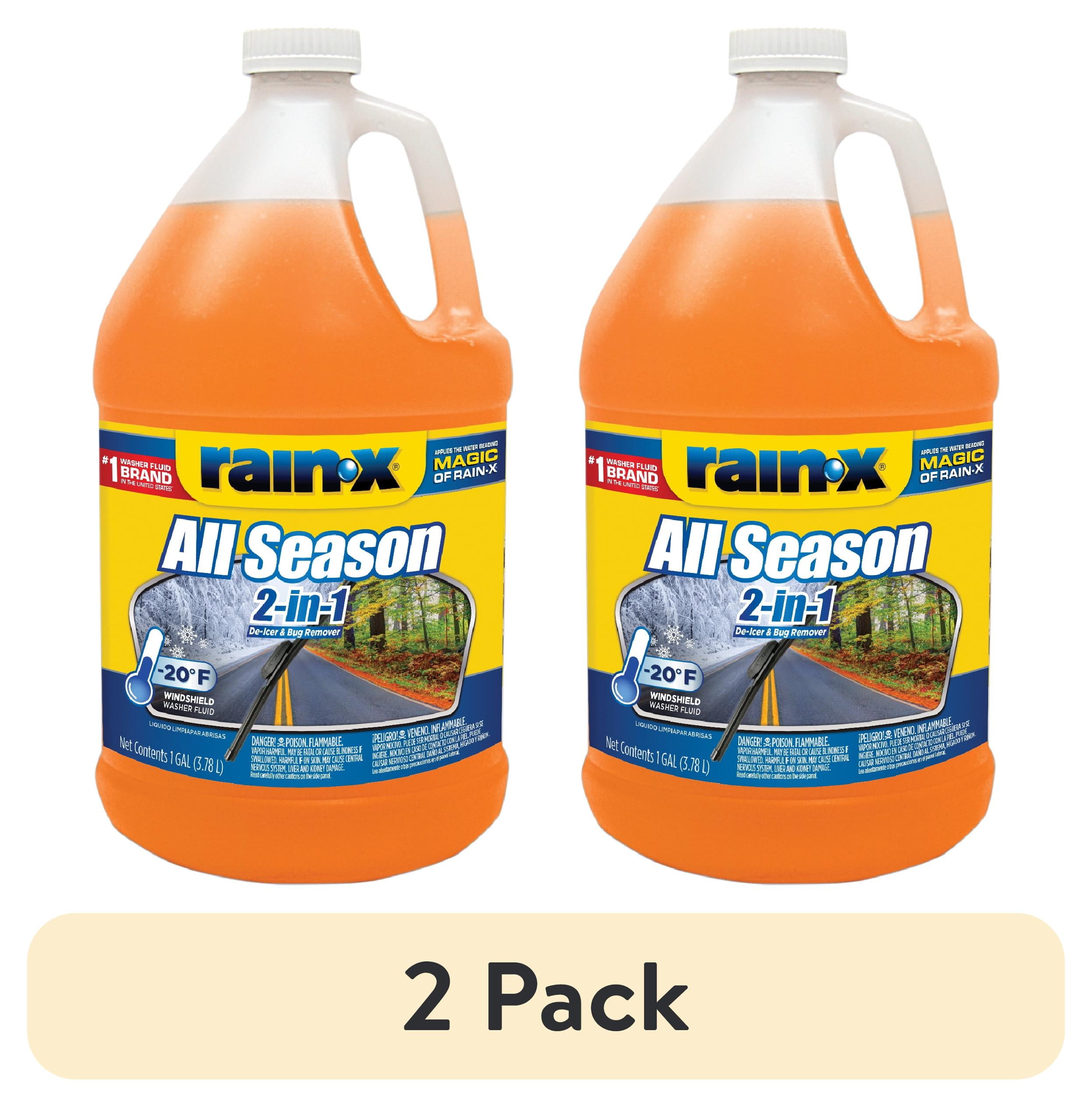 (2 pack) Rain-X -20F 2-In-1 All-Season Washer Fluid - Walmart.com