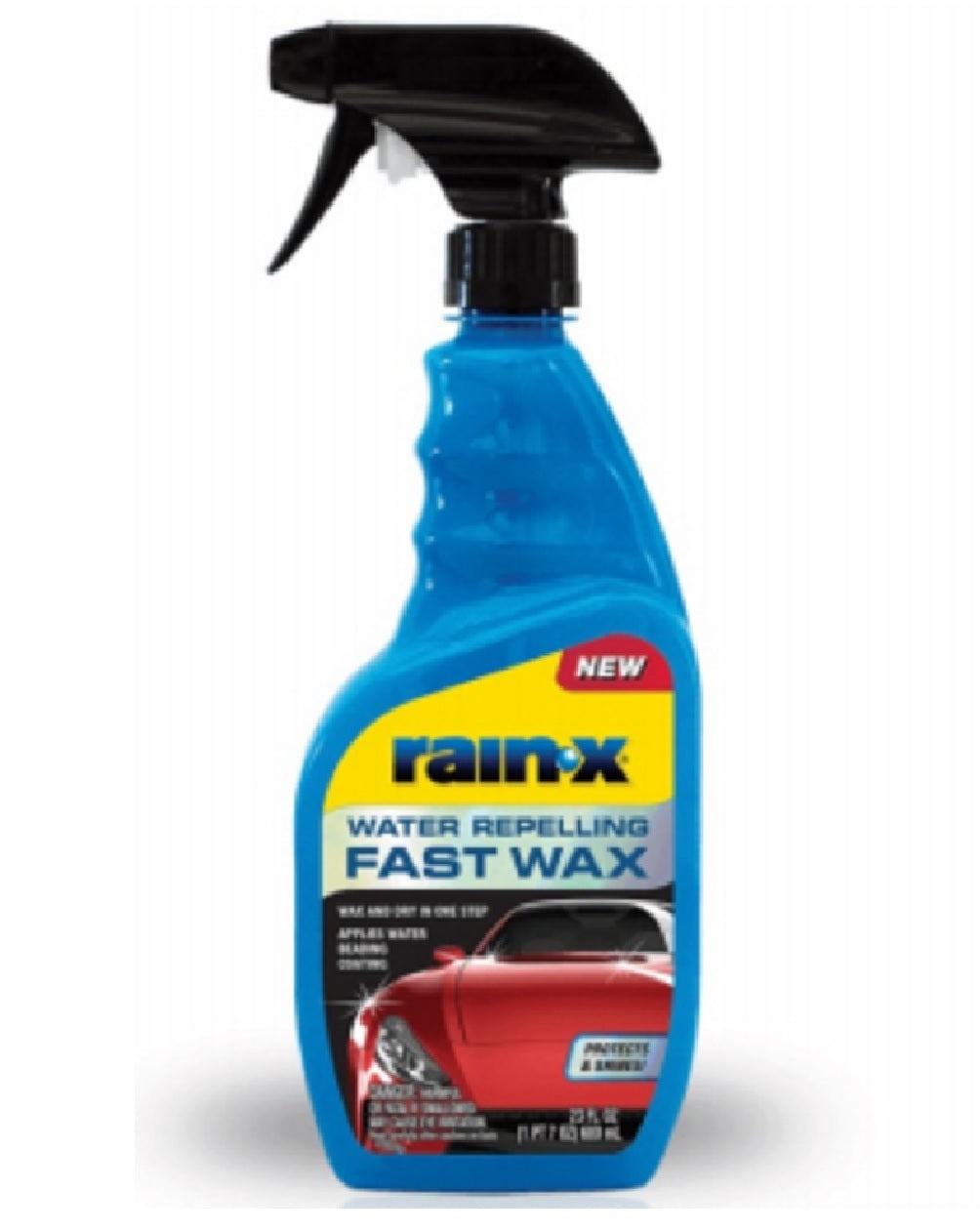 Rain-X Car Auto Cleaner, 23 Ounce Water-Repelling Fast Wax for Exterior ...