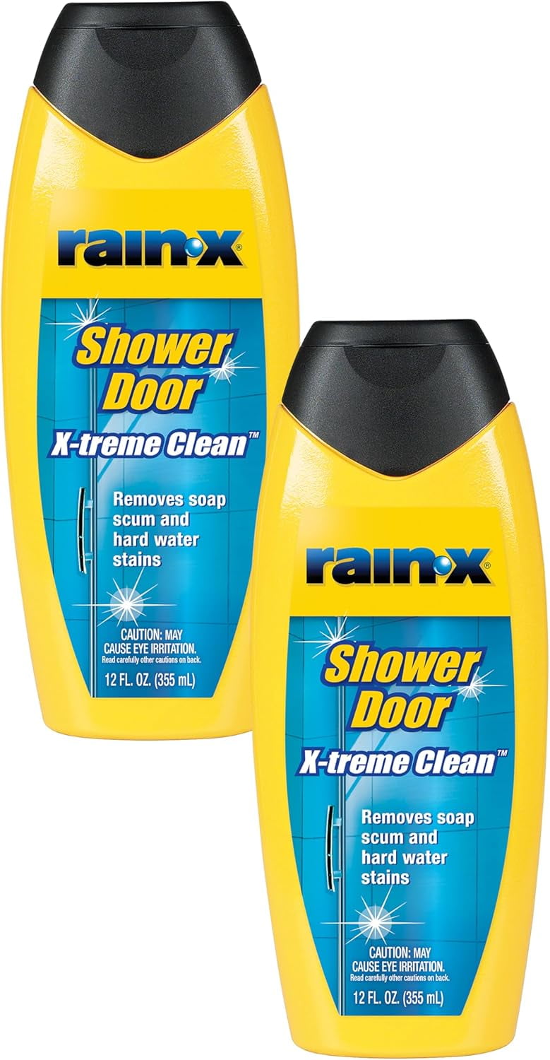Rain-X 630544 X-Treme Clean Shower Door Cleaner, 12 Fl. Oz, Formulated ...