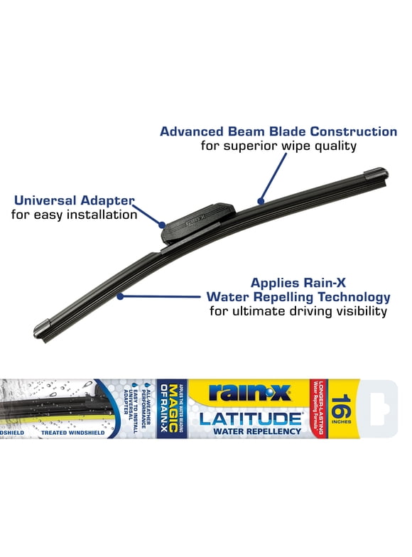 Rain-X Wiper Blades Rain-X Latitude 2-in-1 Water Repellent Wiper Blade ...