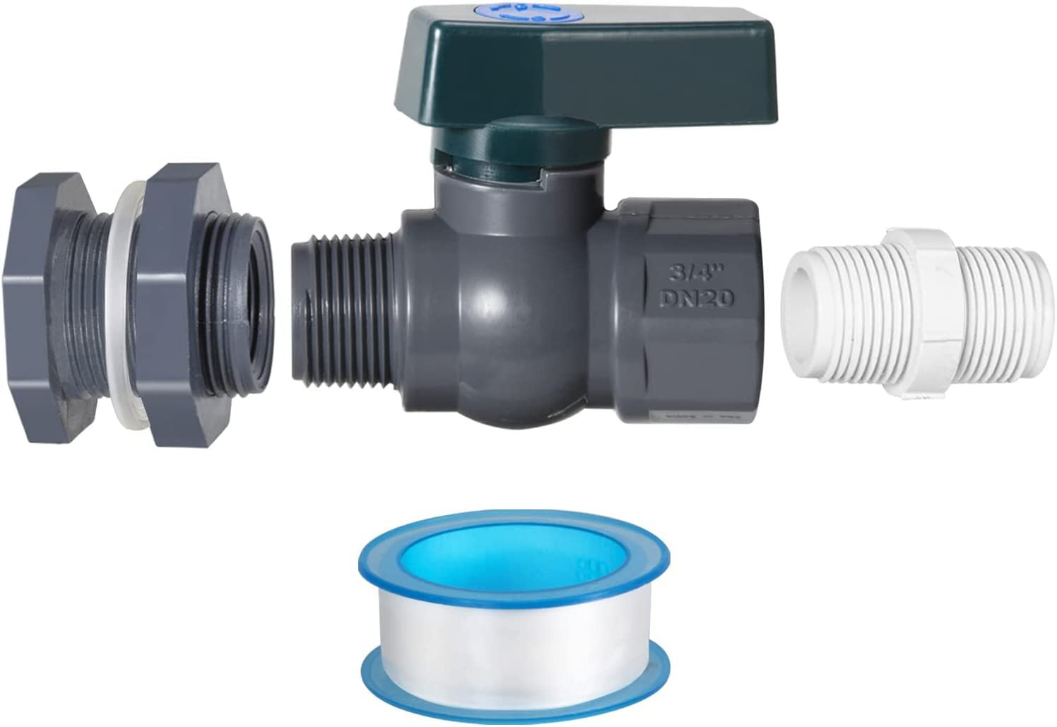 Rain bucket faucet PVC bucket diverter kit with partition connector ...