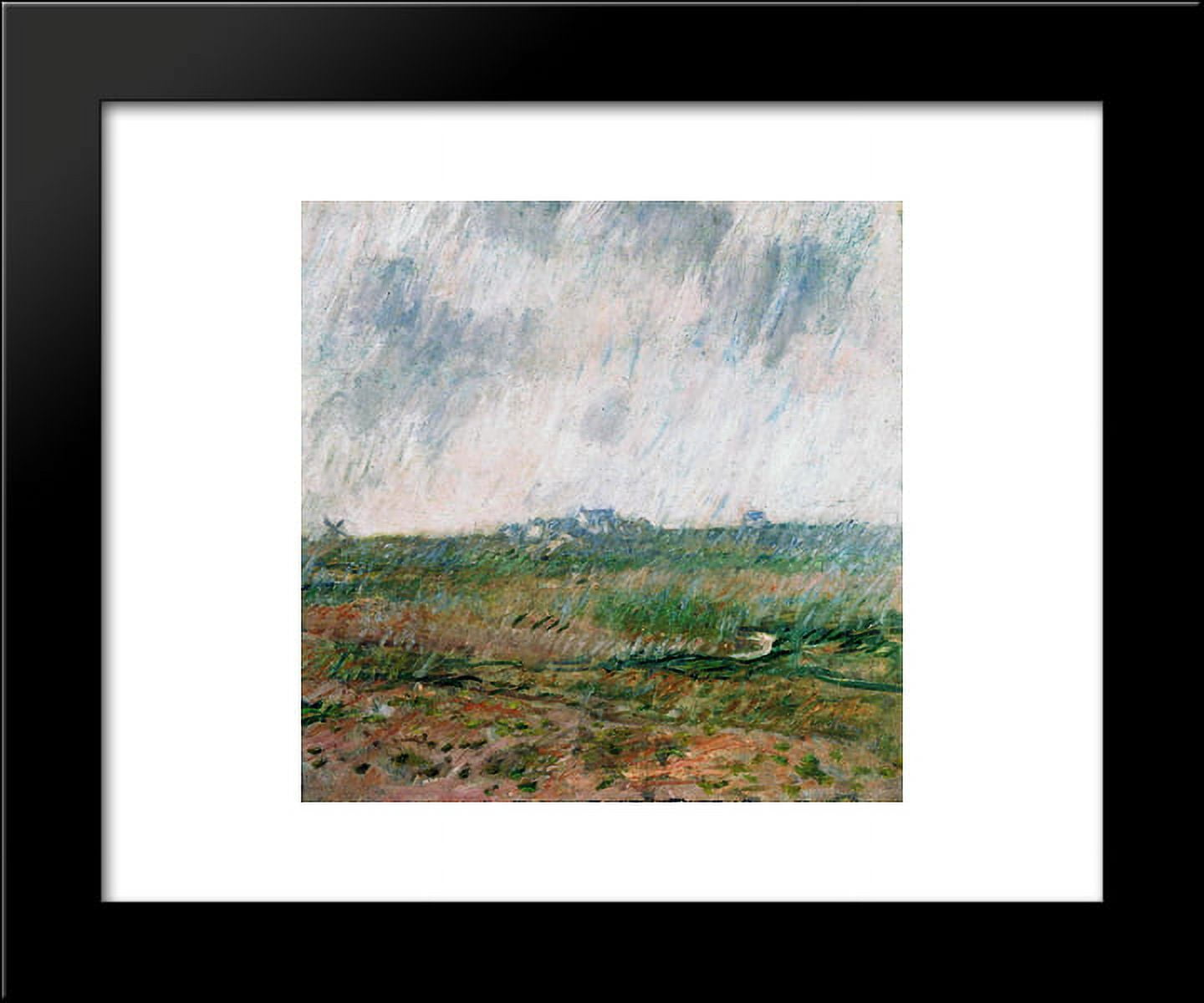 Rain in Belle-Ile 20x24 Framed Art Print by Monet, Claude - Walmart.com