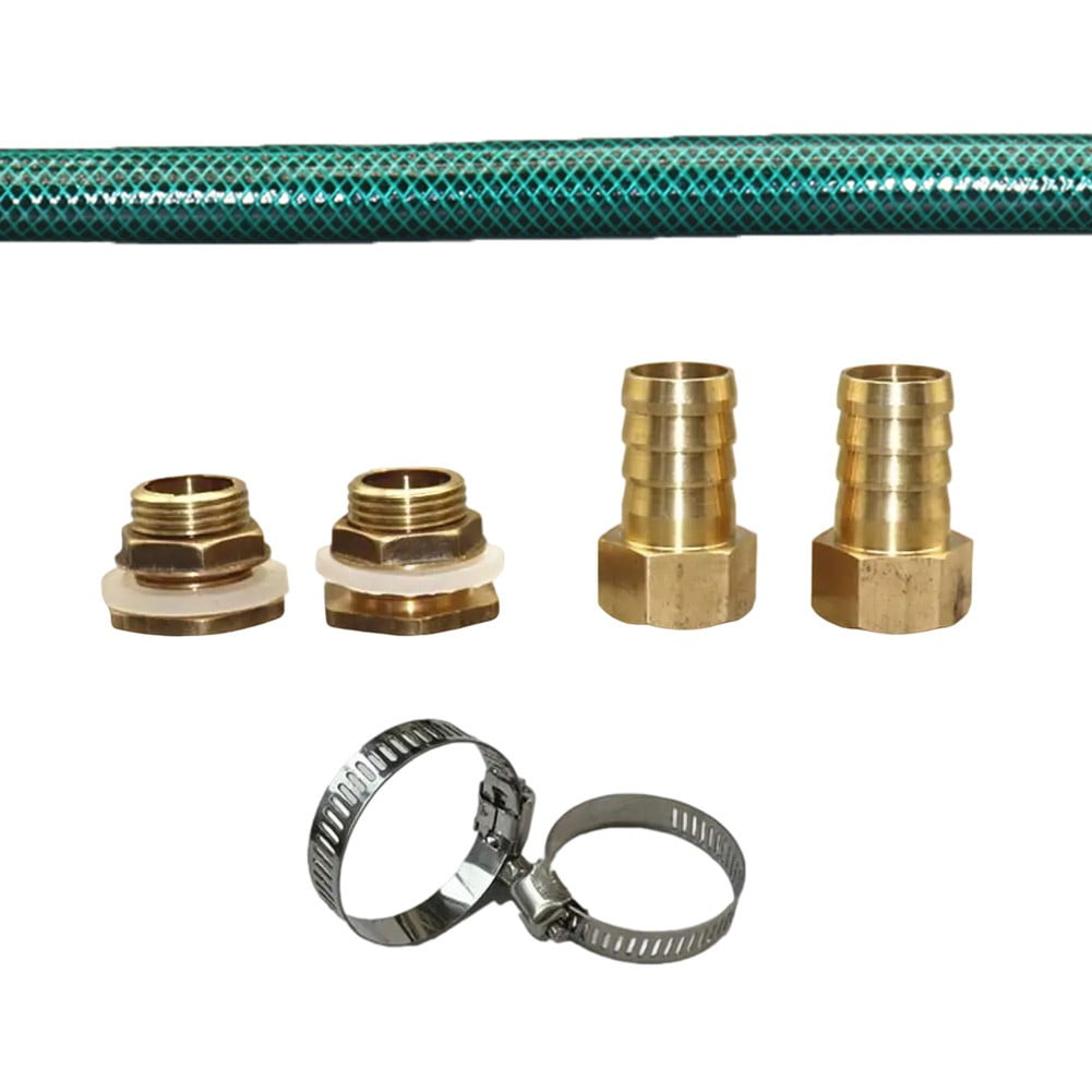 Rain pipe Connector Kit: Expand Water Storage with 39 Hose & Brass ...