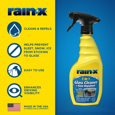 NEW! Rain-X Glass Cleaner With Interior Detailer 23oz - 620138 ...