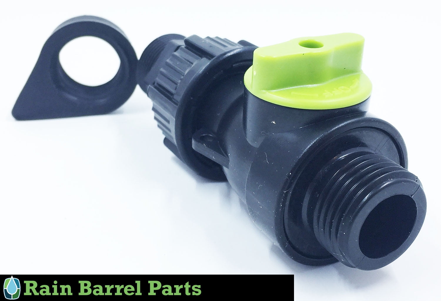 RainBarrel Drain: High Flow Spigot + Threaded Rubber Seal - Walmart.com