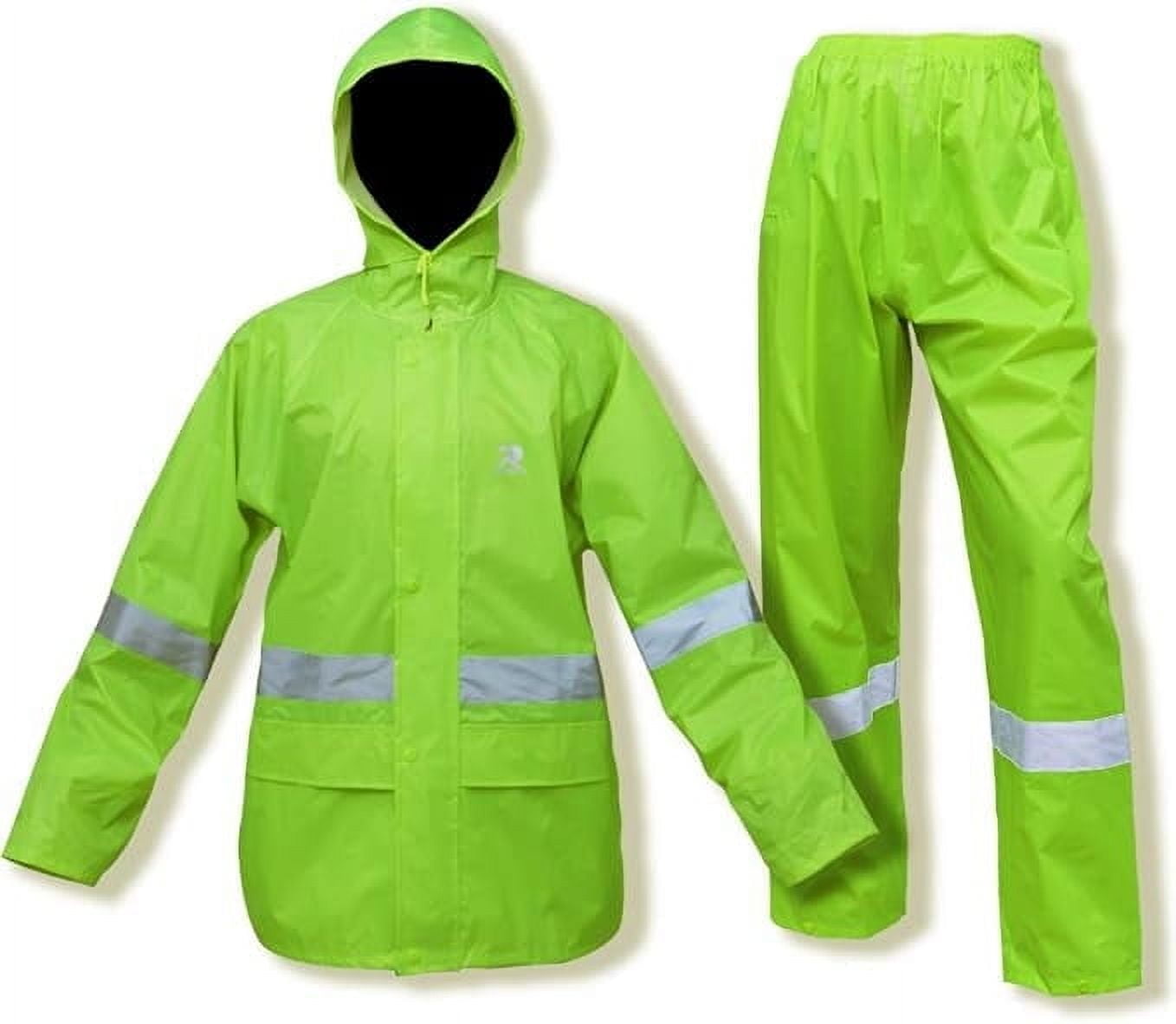 RainRider Rain Coat for Men Women Waterproof High Visibility Rain Gear ...