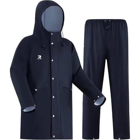Rain Suits for Men Rain Gear Women Jacket Coat with Pants - Walmart.com