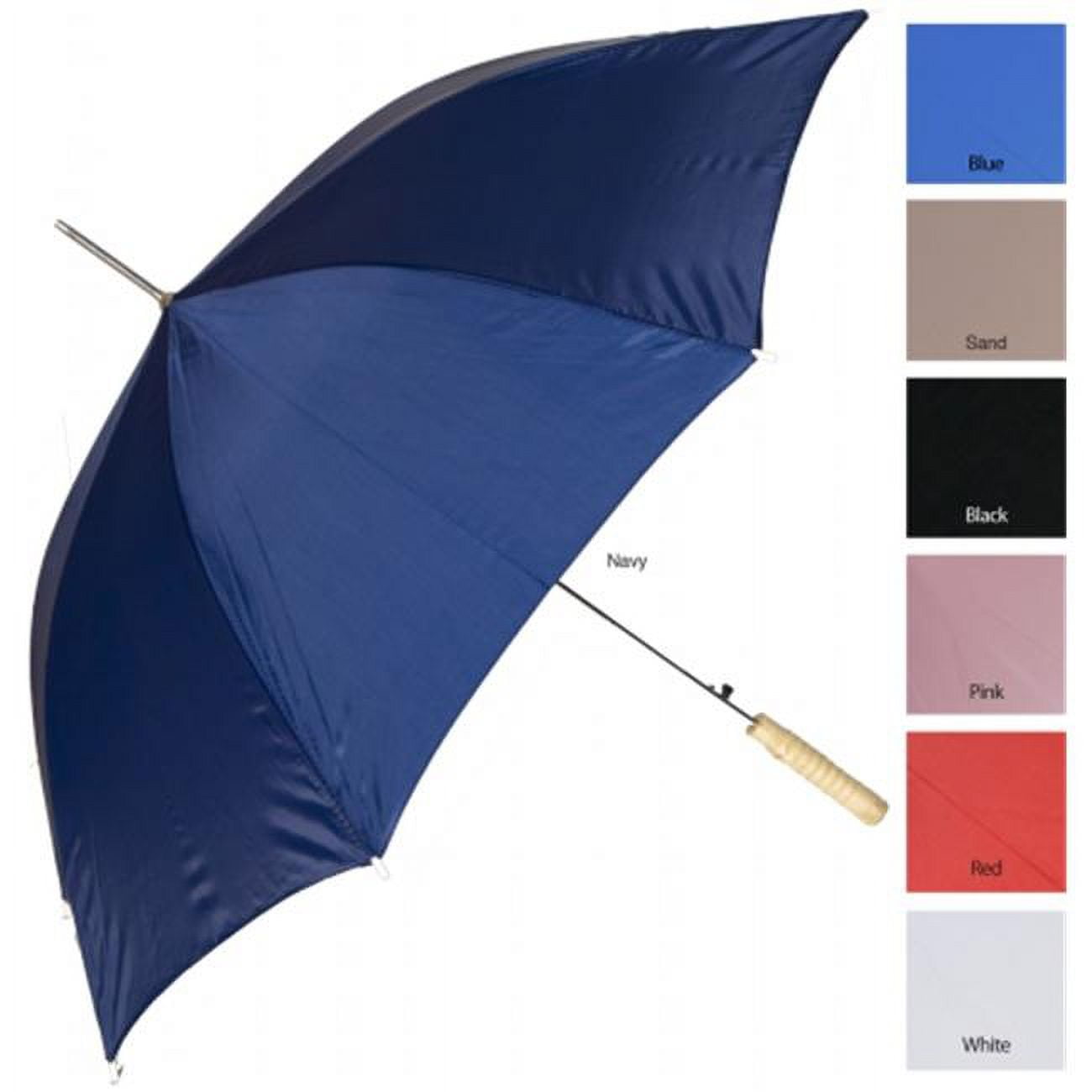 RainWorthy 48 inch Solid Color Automatic Umbrella - Sand - 48in. Solid Color Automatic Umbrella ...