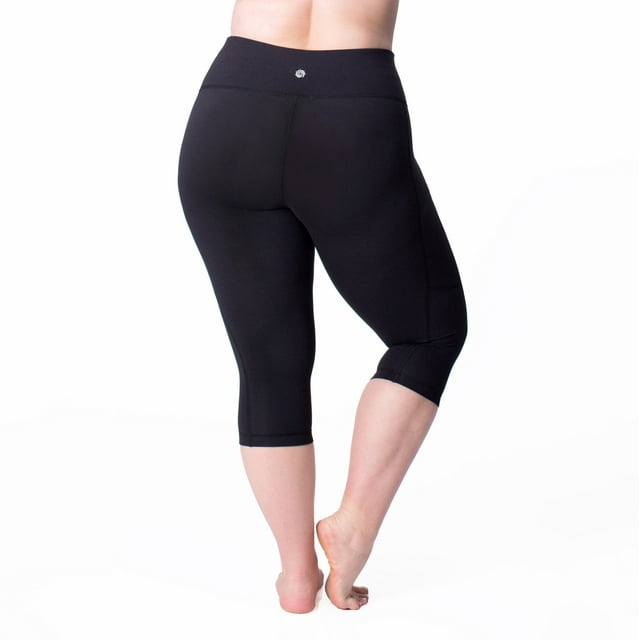 Rainbeau Curves Workout Compression Capri for Yoga, Pilates, Running ...