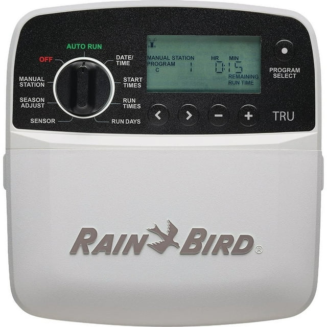 Rain Bird Indoor Mounted Water Irrigation System, 6-Zone Automatic ...