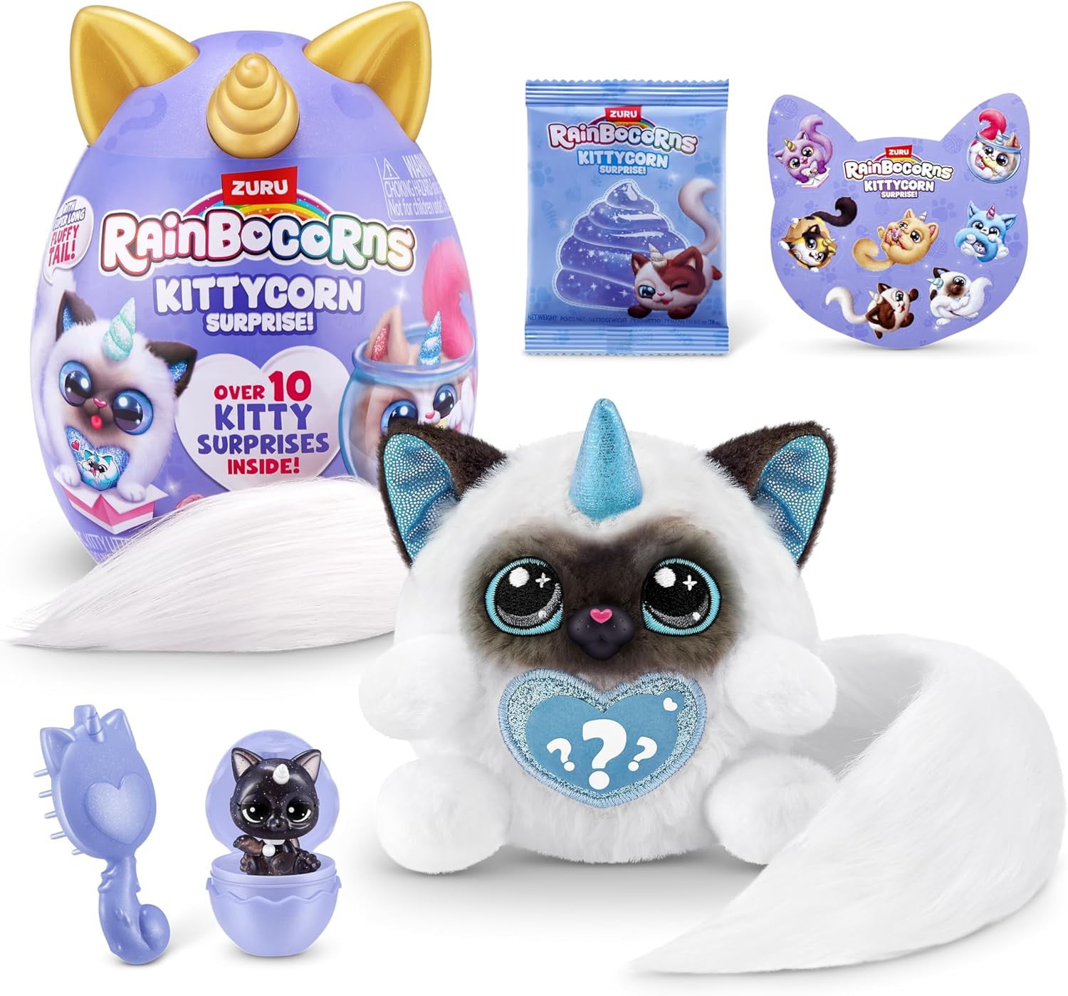 Rainbocorns Kittycorn Surprise Ragdoll Mystery Egg Plush (Over 10 Kitty ...