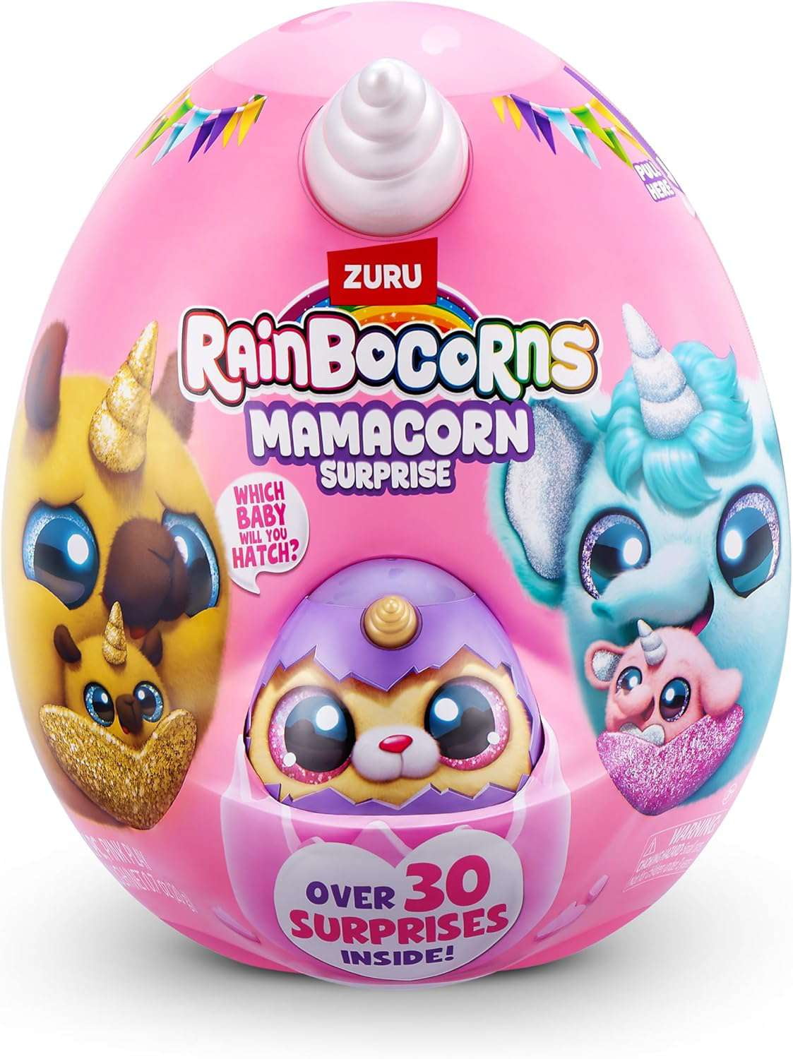 Rainbocorns Mamacorn Surprise Blob Fish Mystery Slow Rise Plush ...