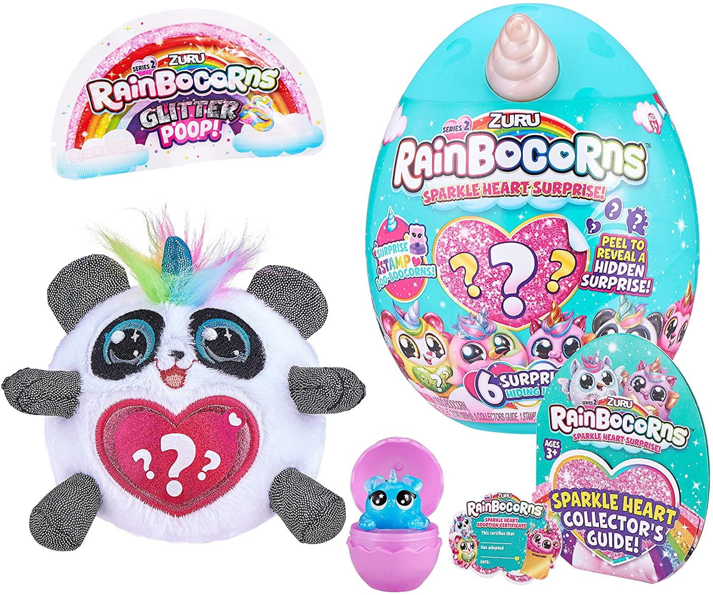 Rainbocorns Series 2 Panda Surprise Mystery Plush - Walmart.com