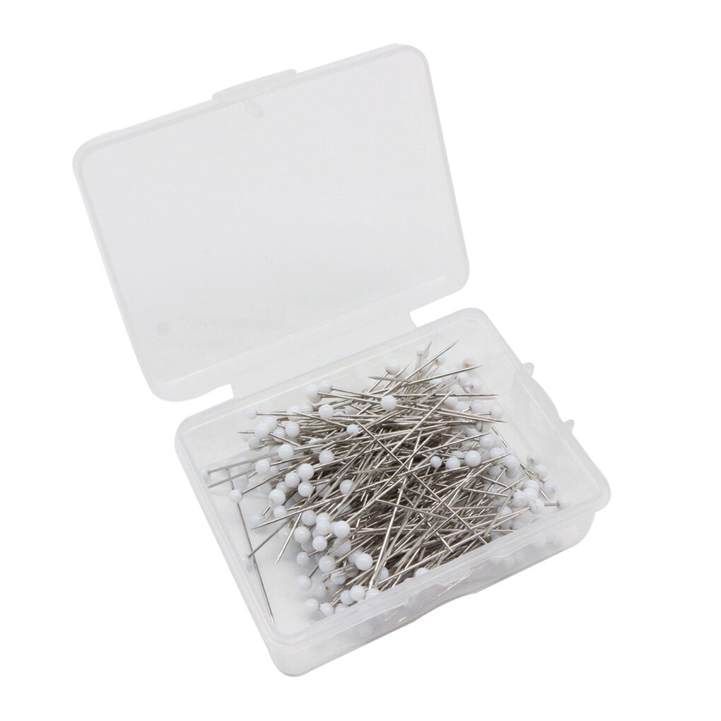 Rainbow 250Pcs 38mm Handmade Glass Ball Head Pins Straight Quilting ...