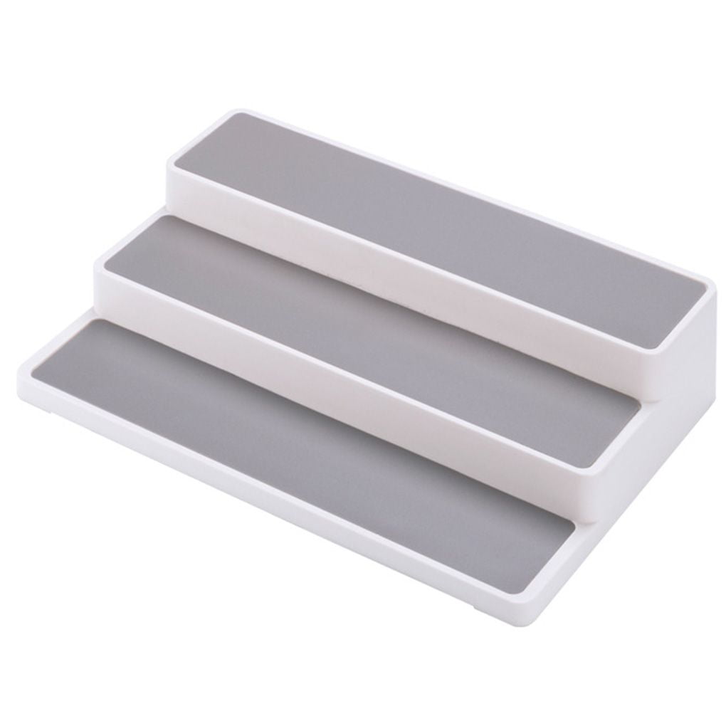 Rainbow 3Tier Spice Rack Step Shelf Cabinet Organizer Kitchen Seasoning ...