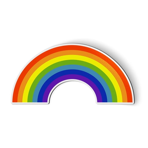 Rainbow - 5" Magnet for Car Locker Refrigerator - Walmart.com