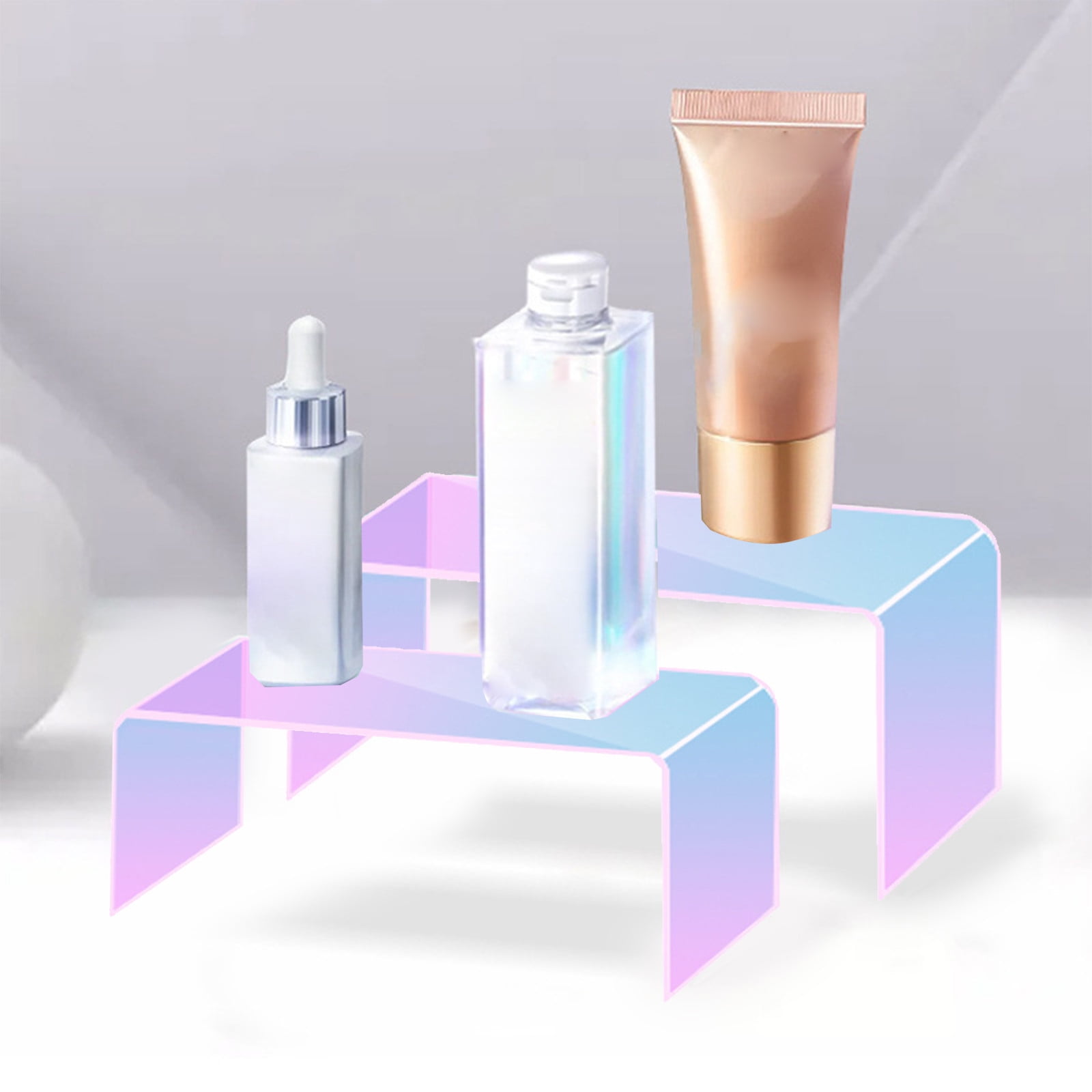 Rainbow Acrylic Display Riser Shelf, Translucent Color Display Stand ...