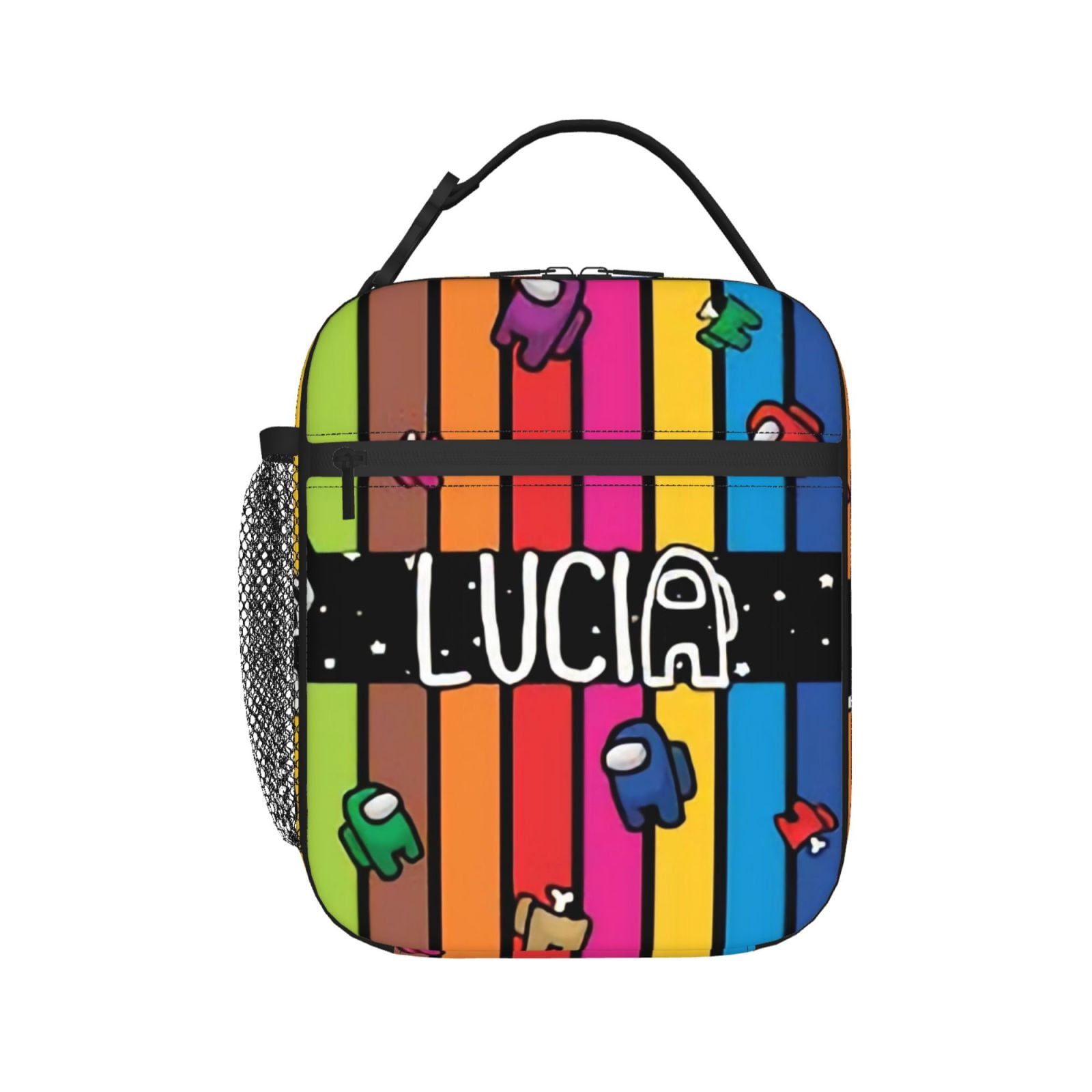 Rainbow Among-Us Imposter Crewmate Lunch Box for Men,Rainbow Among-Us ...