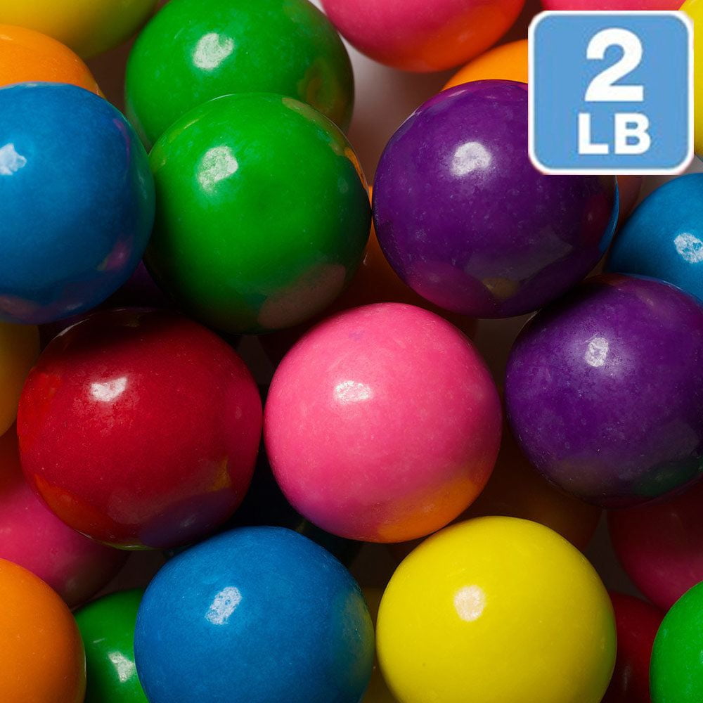 Rainbow Assortment Gumballs 2lbs - Walmart.com