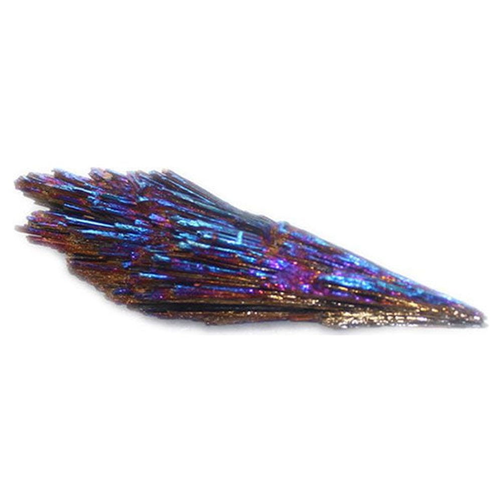 Rainbow Aura Natural Quartz Home Decoration Peacock Tail Titanium ...