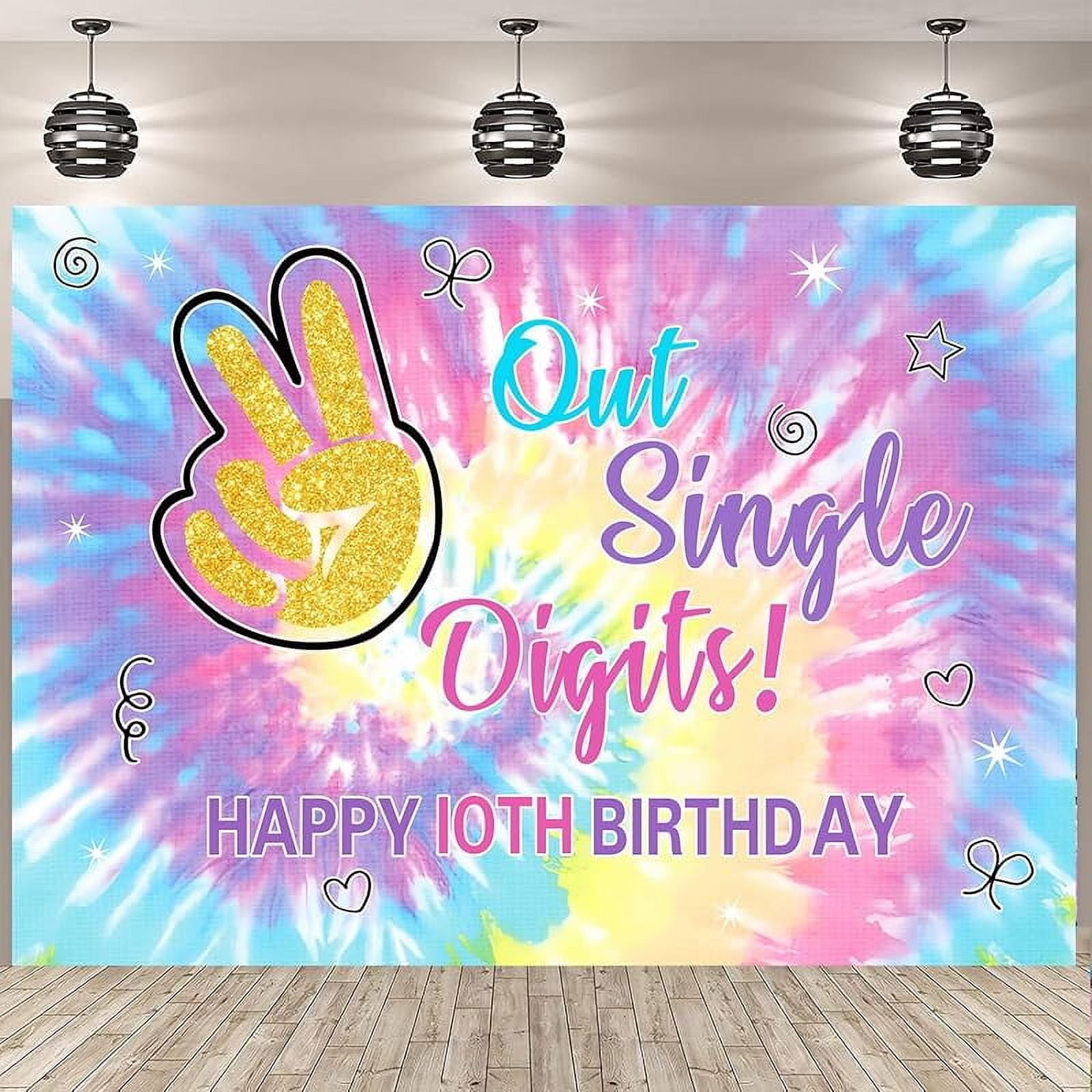 Rainbow Backdrop for Happy Birthday 7X5FT Macaron Pastel Colorful ...