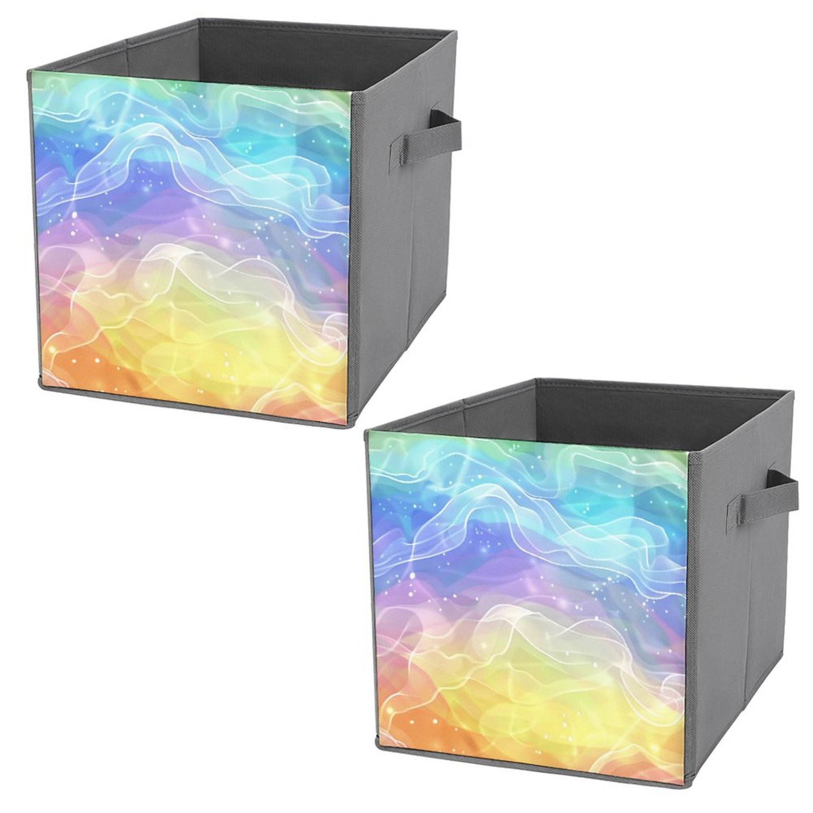 Rainbow Background Pride Month29Storage Box With Easy Carry Handle ...