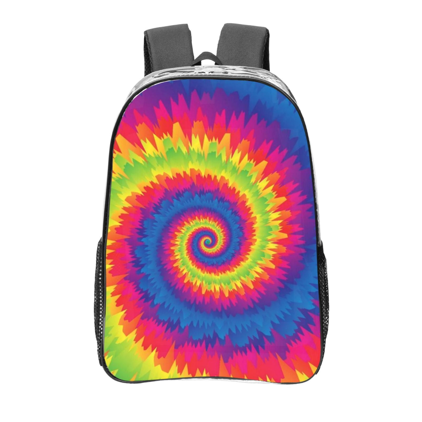 Rainbow Basics Transparent Backpack School See Through Plastic ...