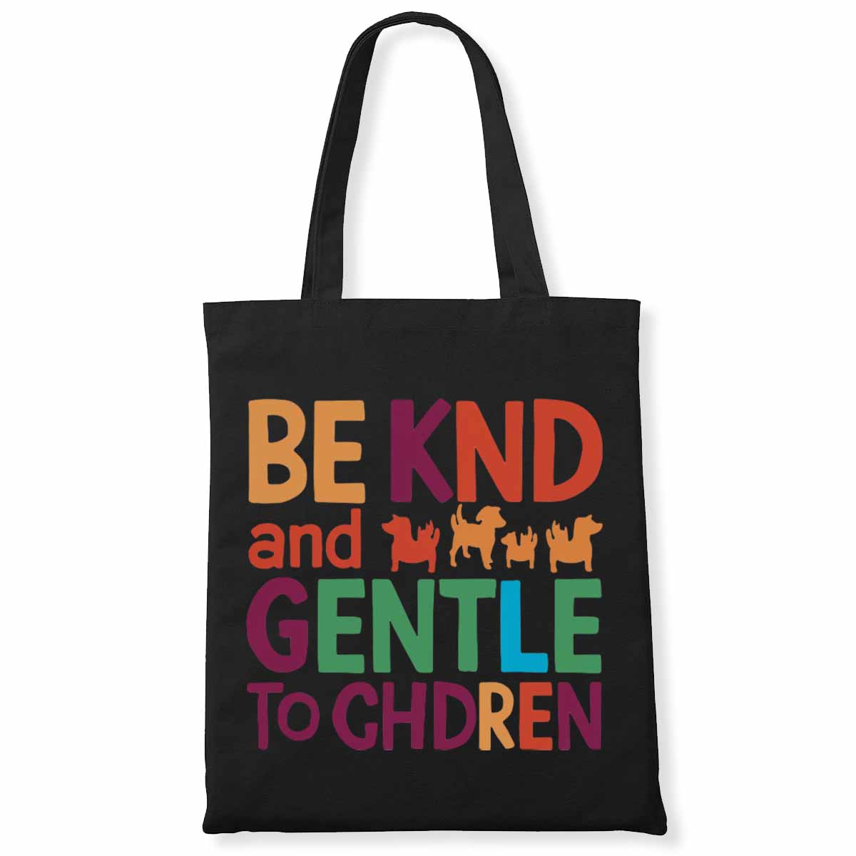 Rainbow Be kind and gentle to children Halloween Rn Canvas Bag 3Pcs ...