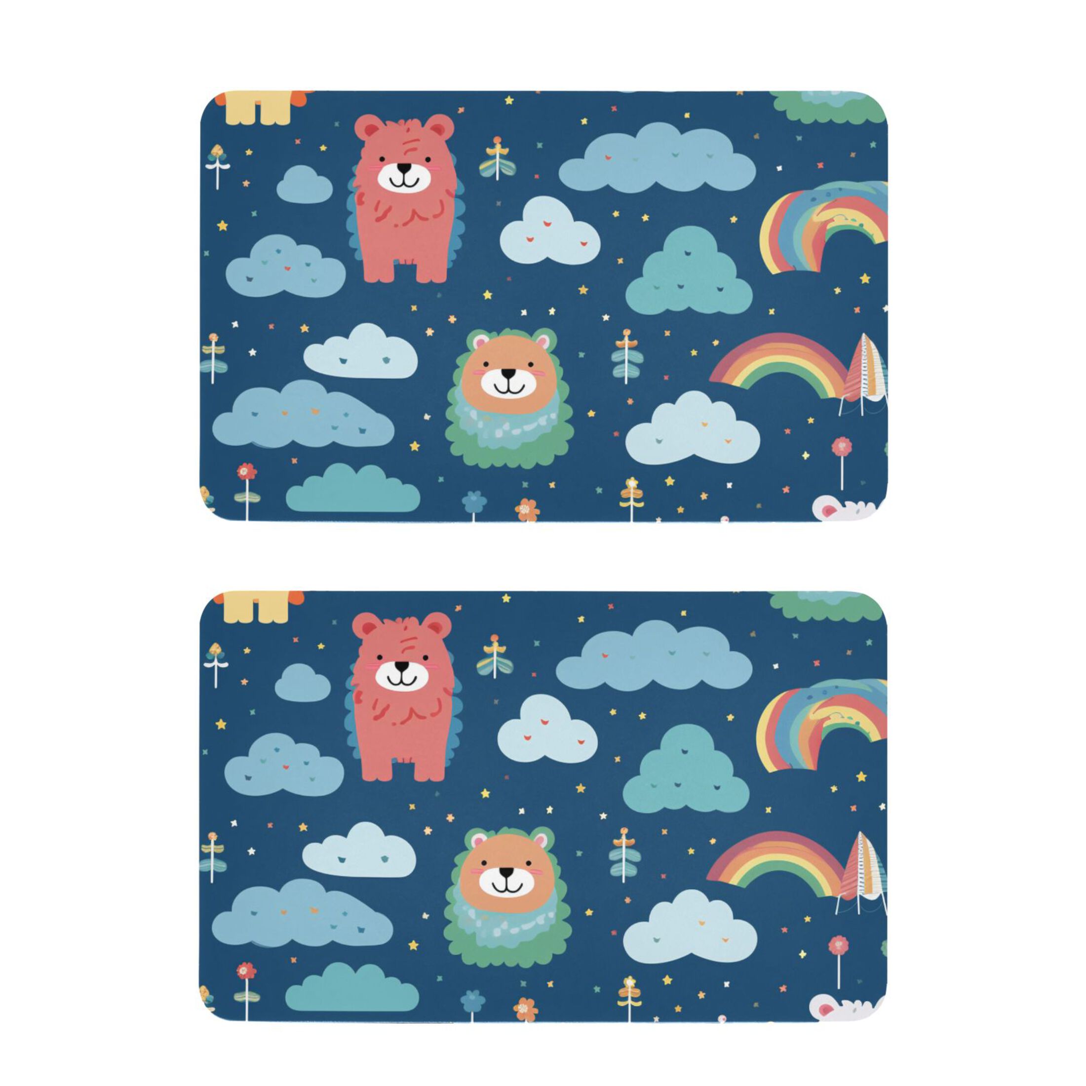 Rainbow Bears Cloud Fridge Magnetic Sticker Refrigerator Magnets ...