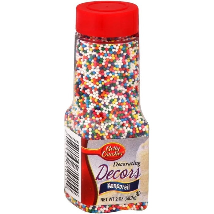 Rainbow Betty Crocker Nonpareils Sprinkles 2oz