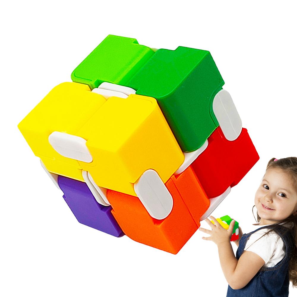 Rainbow Blocks Color Mixing Educational Puzzle Cubes Party Favors ...