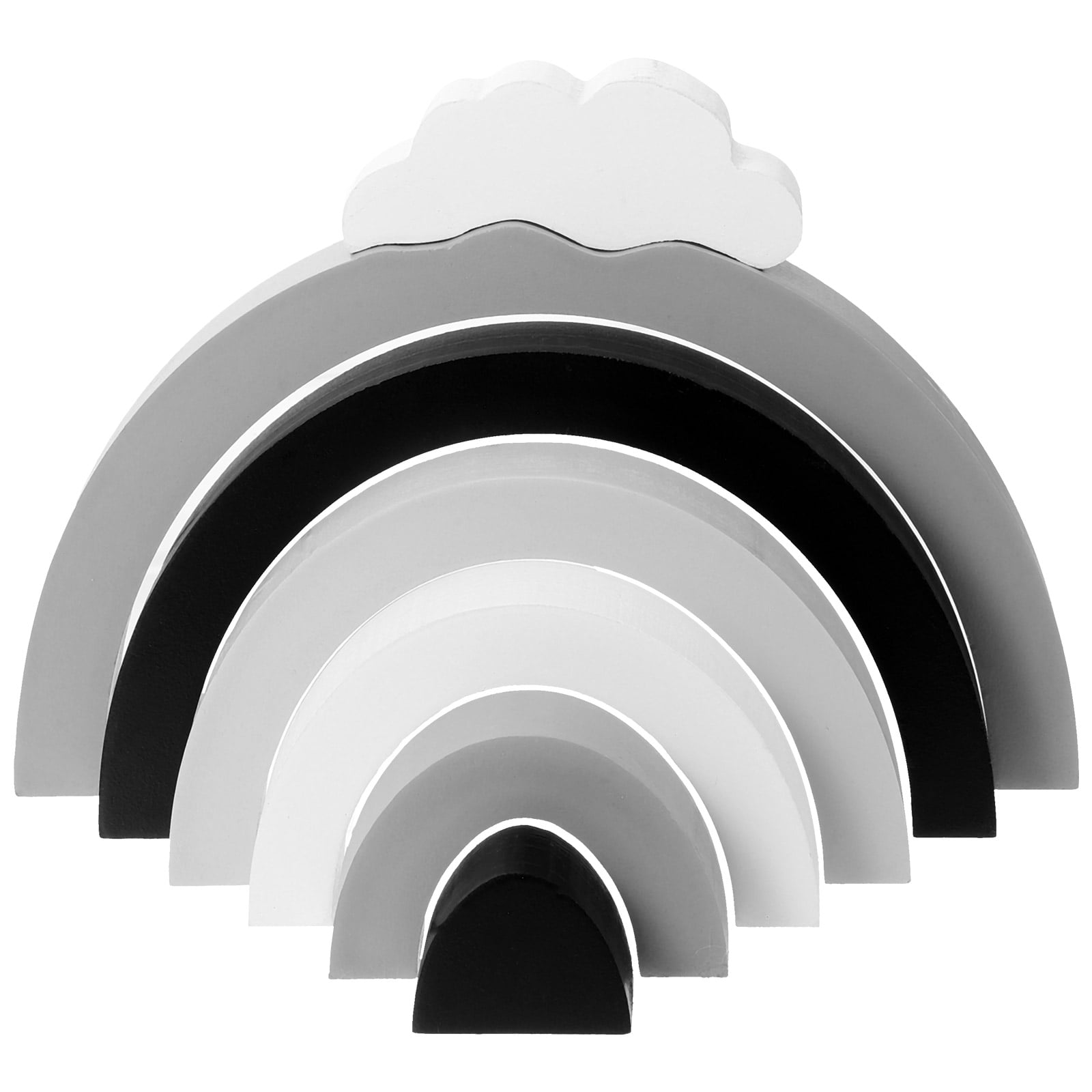 Rainbow Blocks Wooden Playset Children’s Toys Building Stem Stacking ...