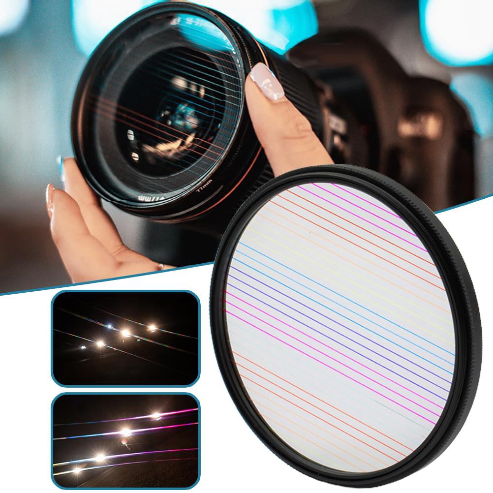 Rainbow Blue Streak Filter Kaleidoscope Glass Prism Photography Props ...