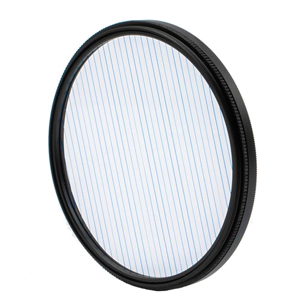 Rainbow/Blue Streaks Effect Filter - 77/82mm Circular Lens Flare Filter ...